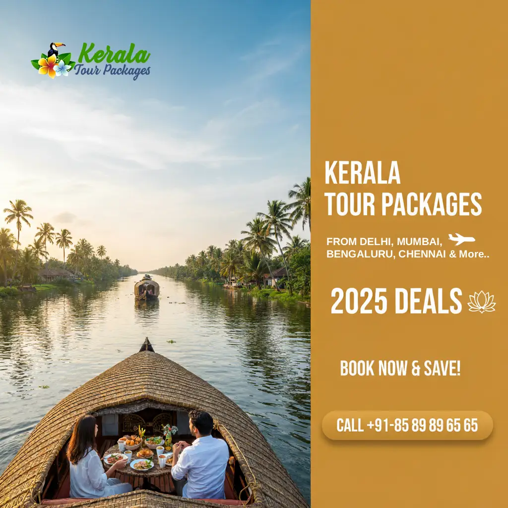 Kerala Tour Packages from Major Cities in India